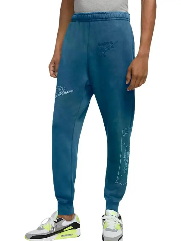 Nike Fleece Track Pants - Blue