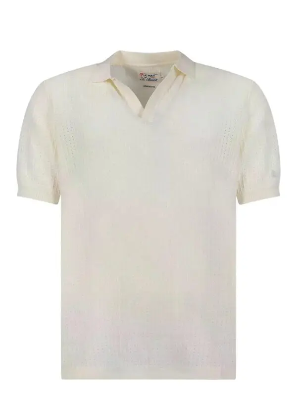 MC2 SAINT BARTH Short-sleeved Polo Shirt - Neutrals