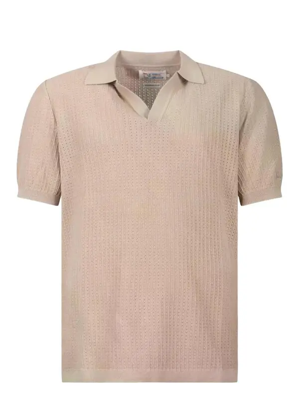 MC2 SAINT BARTH V-neck Polo Shirt - Neutrals
