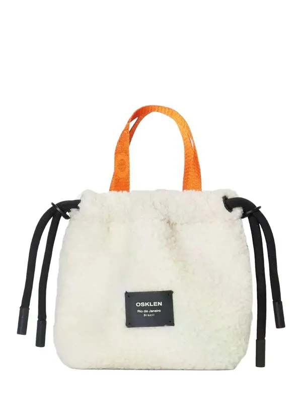 OSKLEN Drawstring Bucket Bag - White