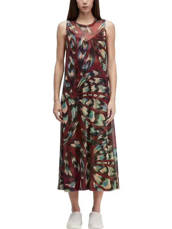 OSKLEN Panacea Printed Maxi Dress - Red