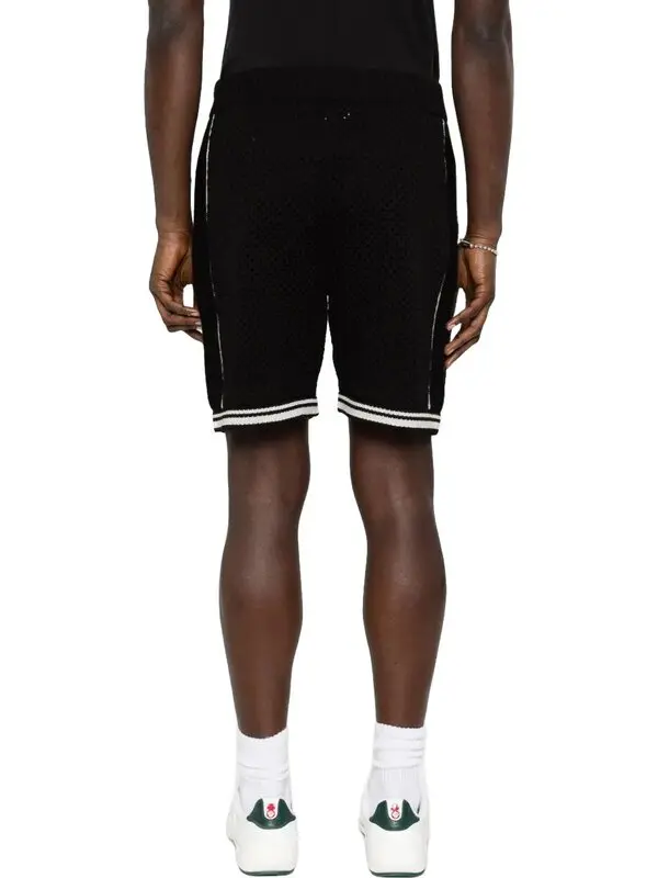 Casablanca Mesh Shorts - Black