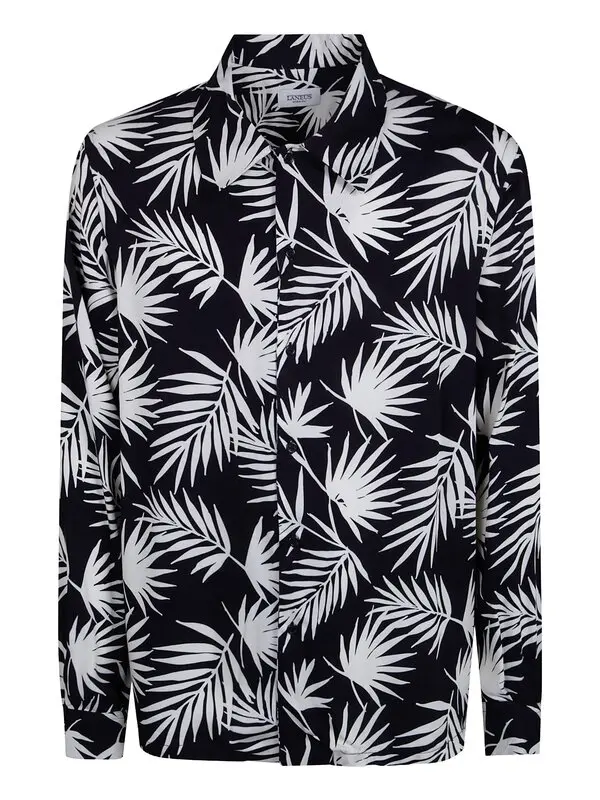 LANEUS Shirt Boxy Fit - Black
