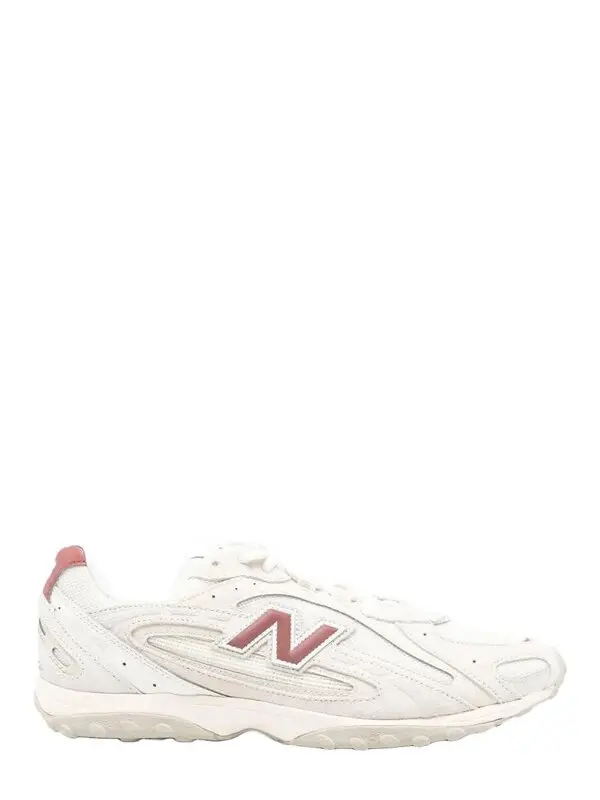 NEW BALANCE Suede Synthetic Textile Lifestyle Sneakers - White