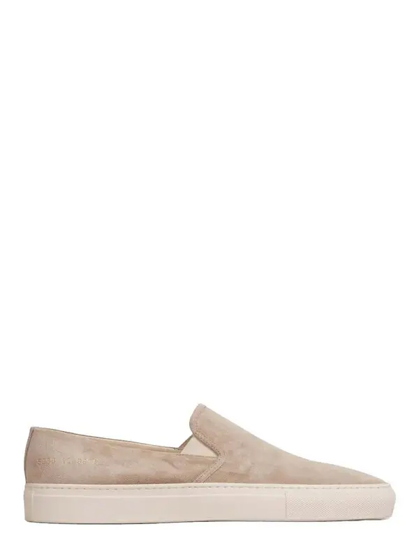 COMMON PROJECTS Minimal Slip-on Suede Trainers - Gray