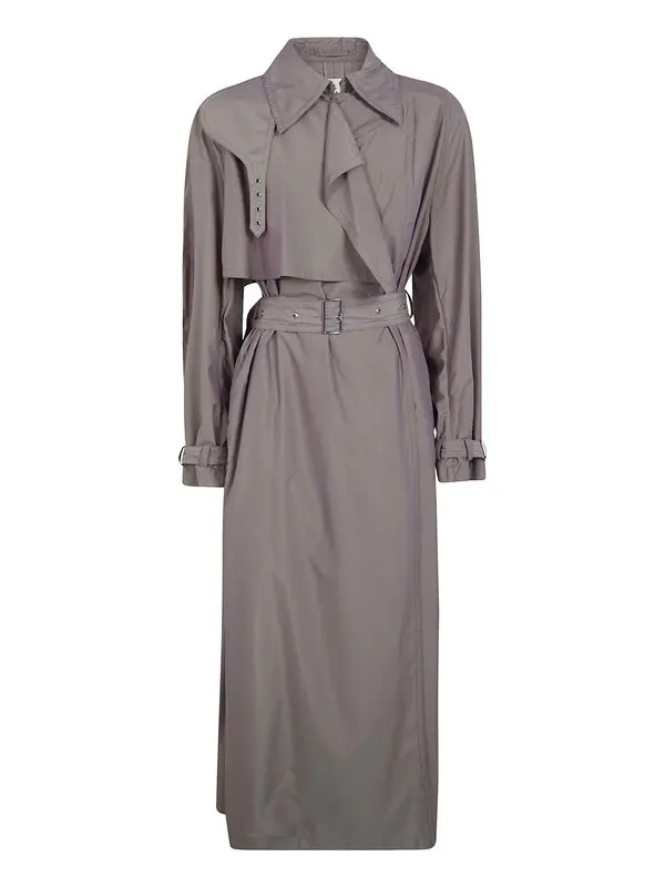 LANVIN Fluid Trench Coat - Brown