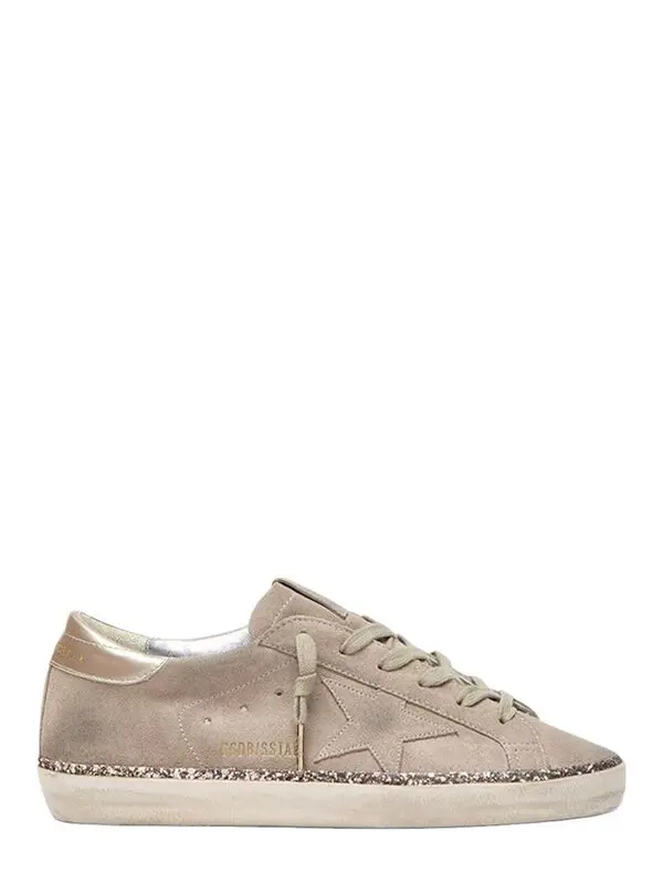 GOLDEN GOOSE Super Star Leather Sneakers - Dove Grey