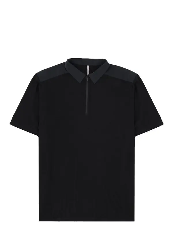 Veilance Zip Polo - Black