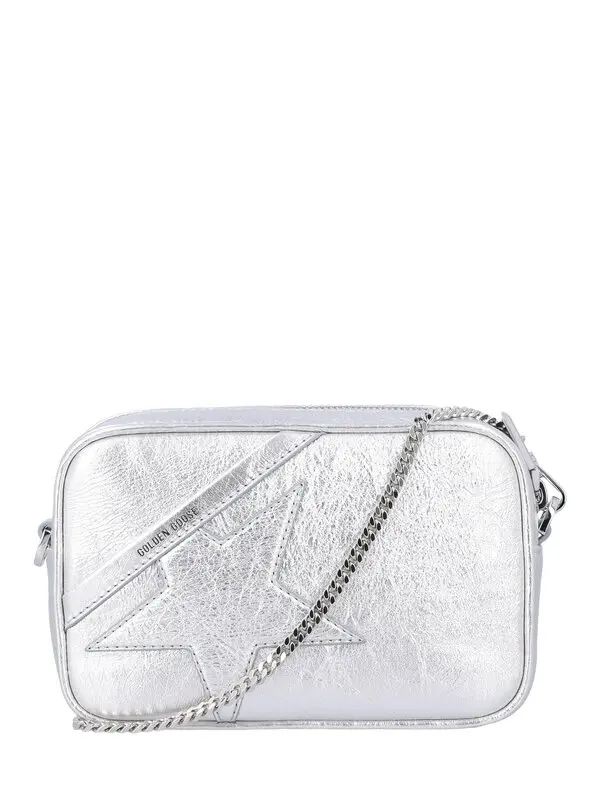 GOLDEN GOOSE Mini Star Bag - Silver