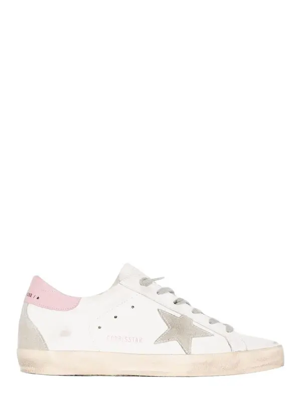 GOLDEN GOOSE Super-star Leather Sneakers - Pink