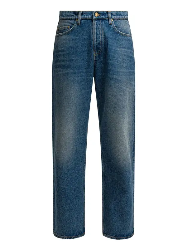 GOLDEN GOOSE Skate' Wide-leg Jeans - Blue