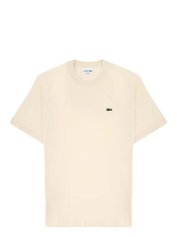 Lacoste Cotton T Shirt - Beige