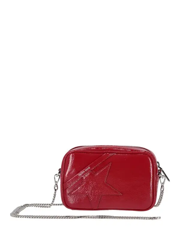GOLDEN GOOSE Mini Star Shoulder Bag - Ruby Red