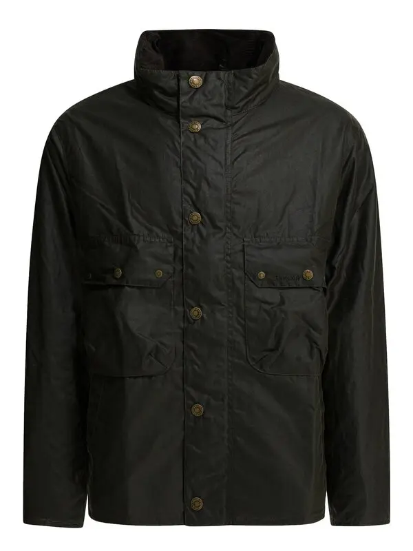 Barbour Waxed Cotton 're-engineered Ridley' Jacket - Green