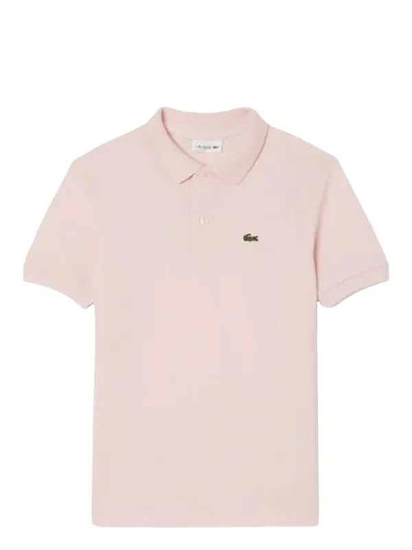 Lacoste Polo With Logo - Pink