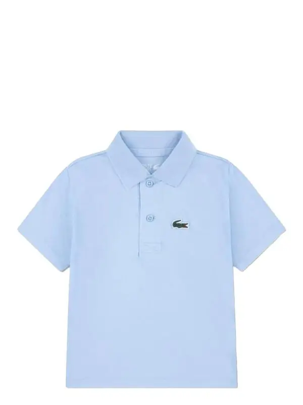 Lacoste Polo With Logo - Baby Blue