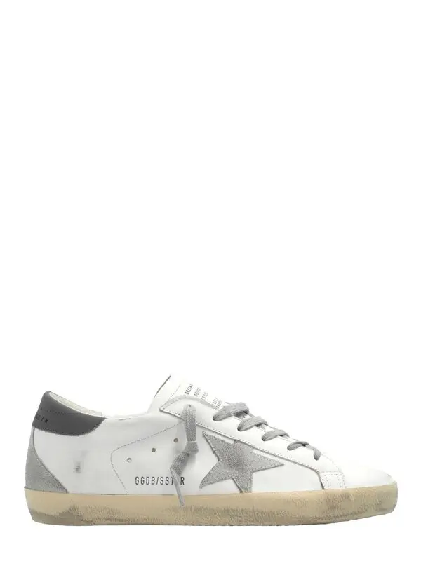 GOLDEN GOOSE Super-star Leather Sneakers - Grey