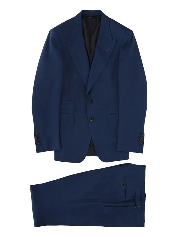 TOM FORD Two Piece Wool Dress - Blue