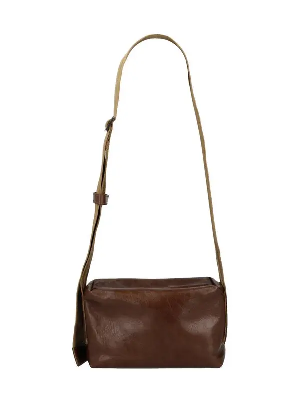 UMA WANG Leather Shoulder Bag - Brown