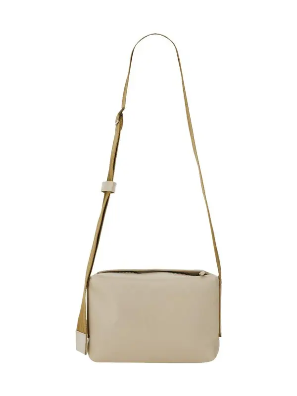 UMA WANG Leather Shoulder Bag - White