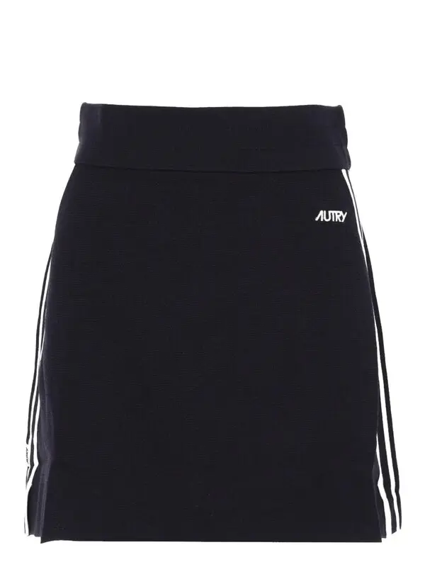 AUTRY Logo Miniskirt - Blue