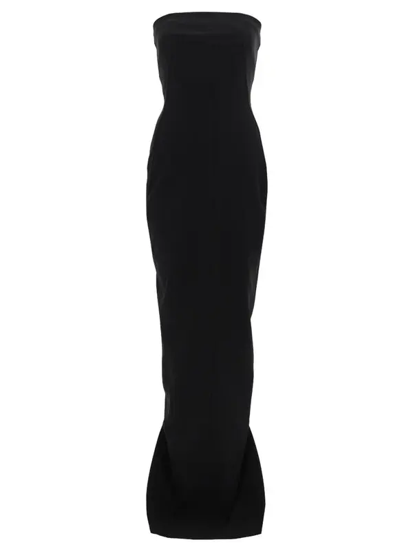 Rick Owens Long Bustier Gown - Black