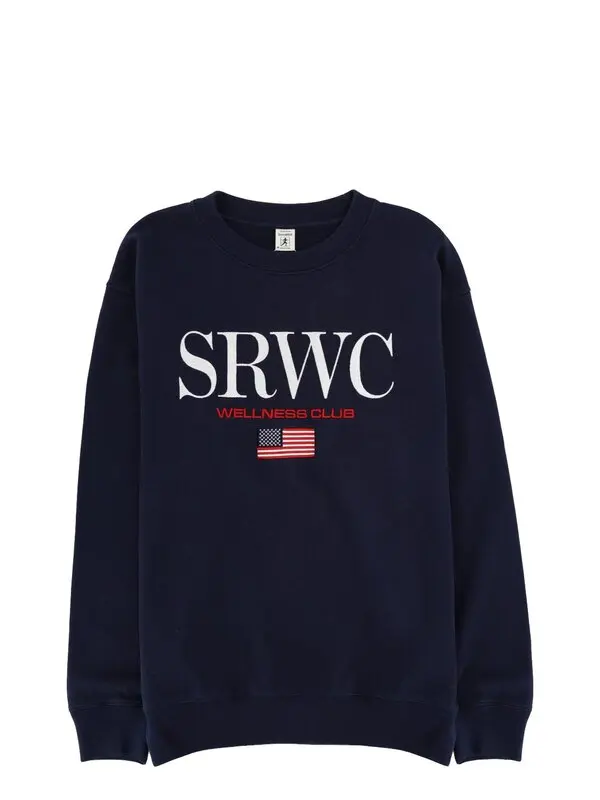 SPORTY&RICH Embroidered Sweatshirt - Blue
