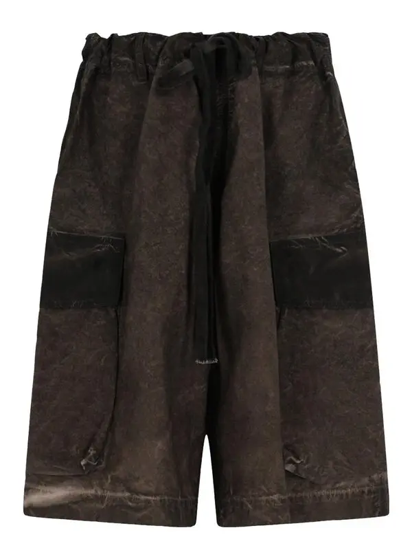 UMA WANG Panther Shorts - Brown