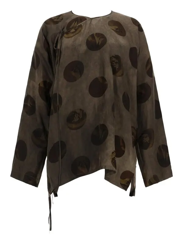 UMA WANG Tanesha Blouse - Brown