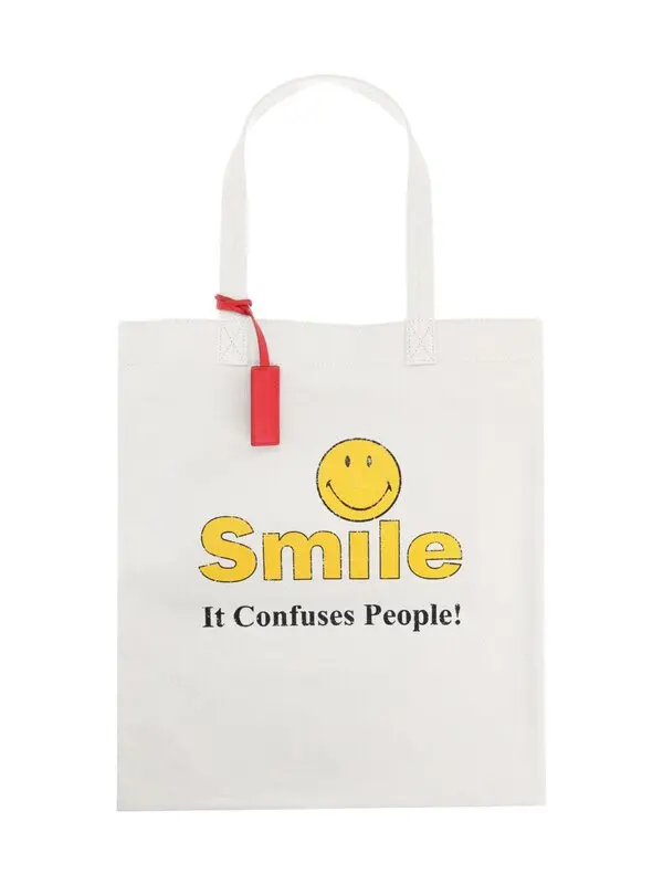Dsquared2 Smiley X D2' Tote Bag - White