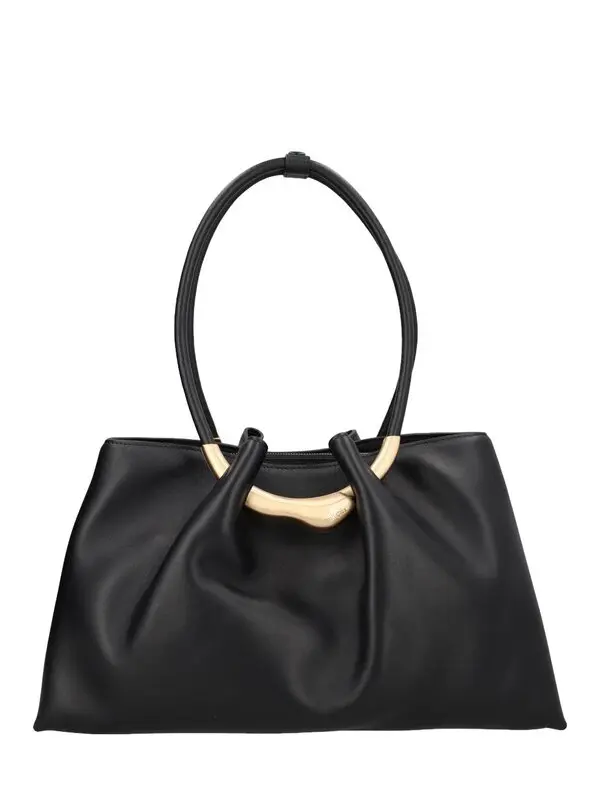 Cult Gaia Asa Top Handle Bag - Black
