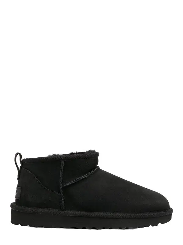 UGG Classic Ultra Mini Ankle Boots - Black
