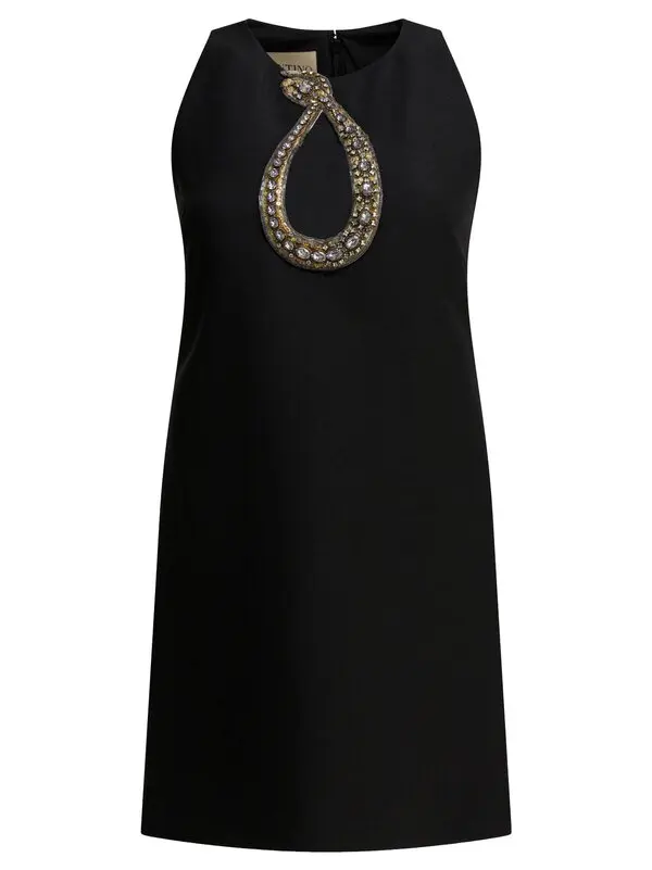 Valentino Garavani Short Flared Dress - Black
