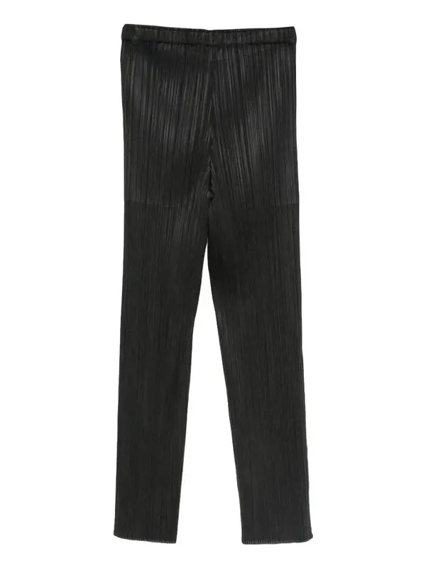 Issey Miyake Basic Slim Fit Pants - Black