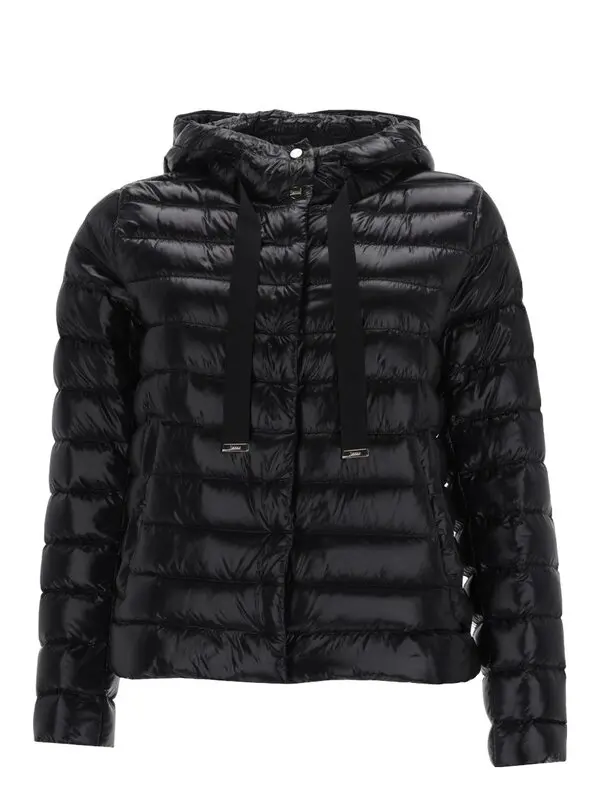 Herno Down Jacket With Hood - Black