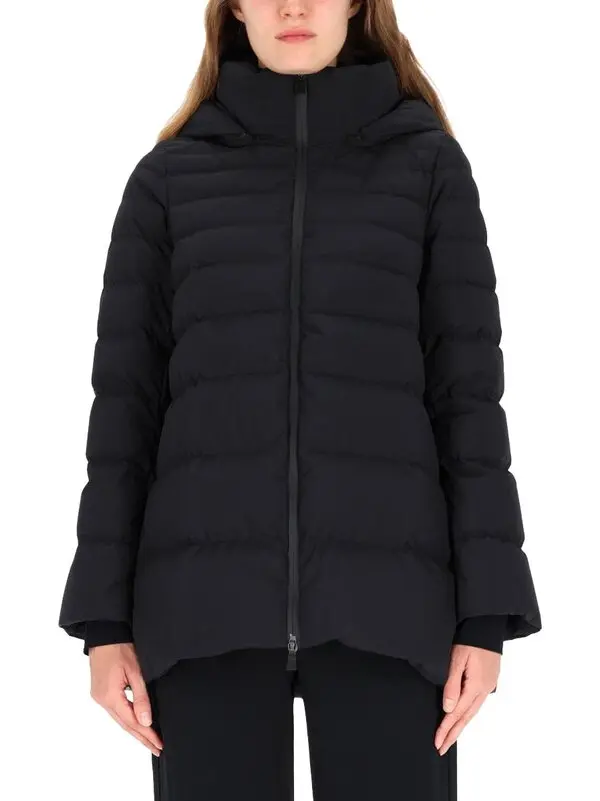Herno Down Jacket With Hood - Black