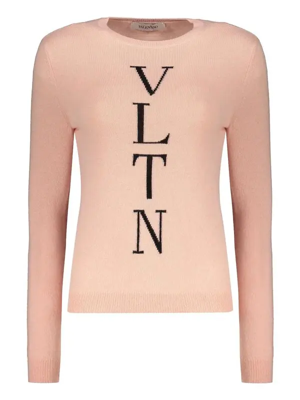 Valentino Garavani Garavani Long Sleeve Sweater - Pink