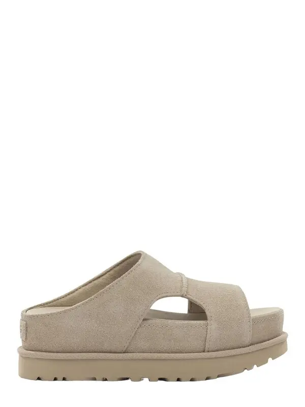 UGG Goldenstar Hi Cutout Slides - Beige