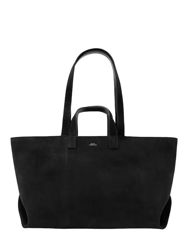 A.p.c. Leather 'le Drummer' Bag - Black