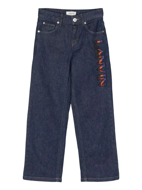 LANVIN Logo Jeans - Denim