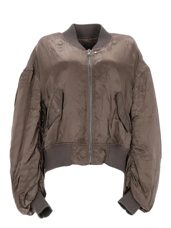 Rick Owens Bomber Jacket - Brown