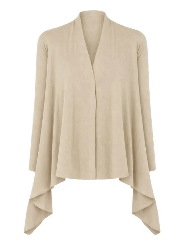 Rick Owens Medium Wrap Cardigan - Beige