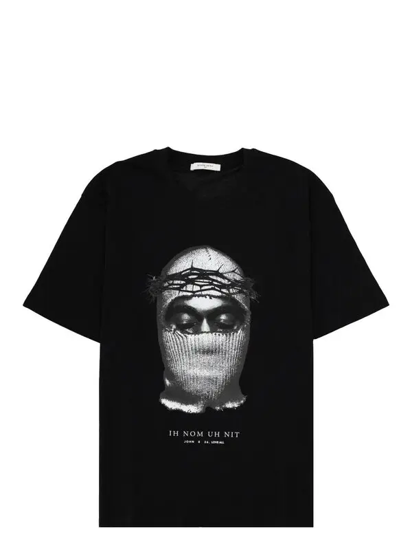 IH NOM UH NIT Corona Mask' T Shirt - Black