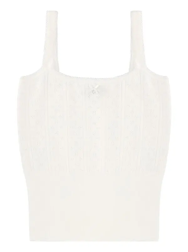 JW Anderson Bow Detailed Top - White