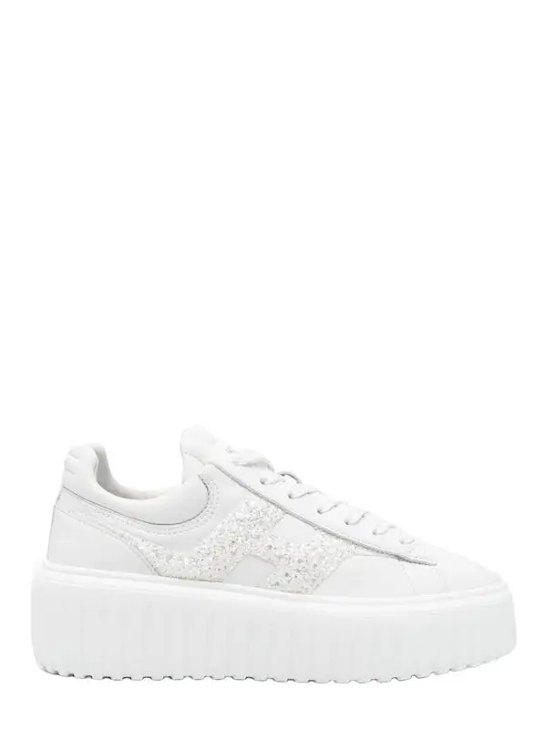 Hogan H Stripes Sneakers - White