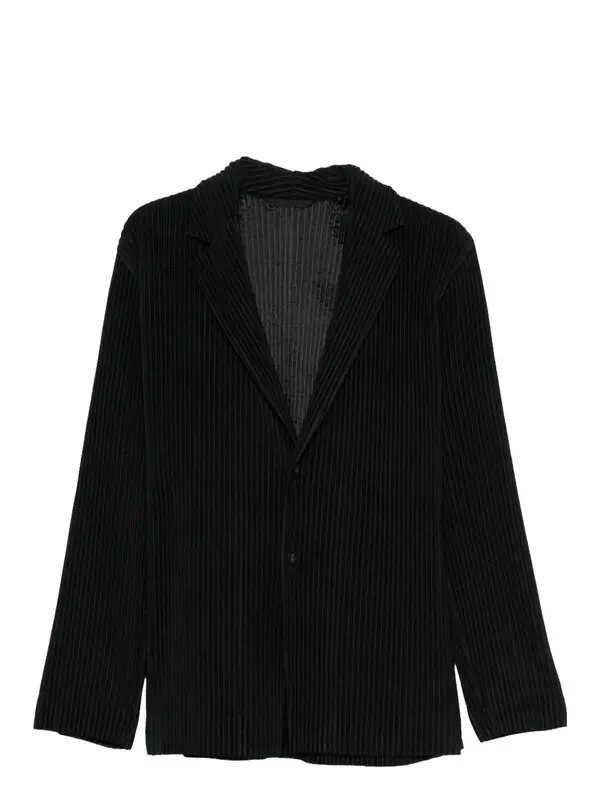 Issey Miyake Pleated Jacket - Black