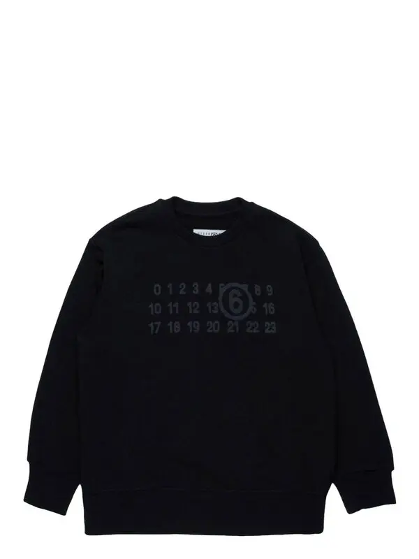 MAISON MARGIELA Jersey With Logo - Black