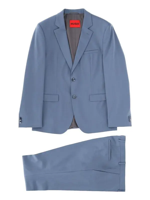 Hugo Two Piece 'arti Hesten' Dress - Blue
