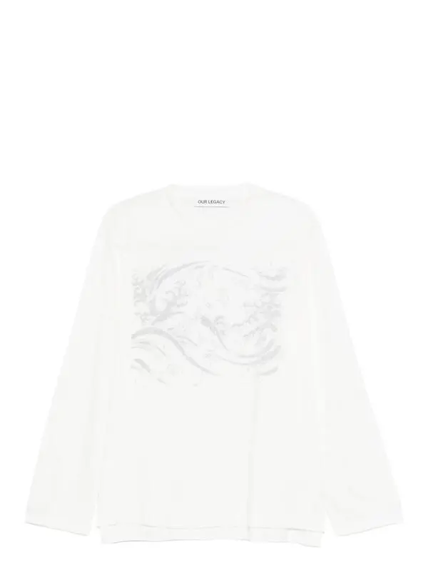 Our Legacy T Shirt With Print - White