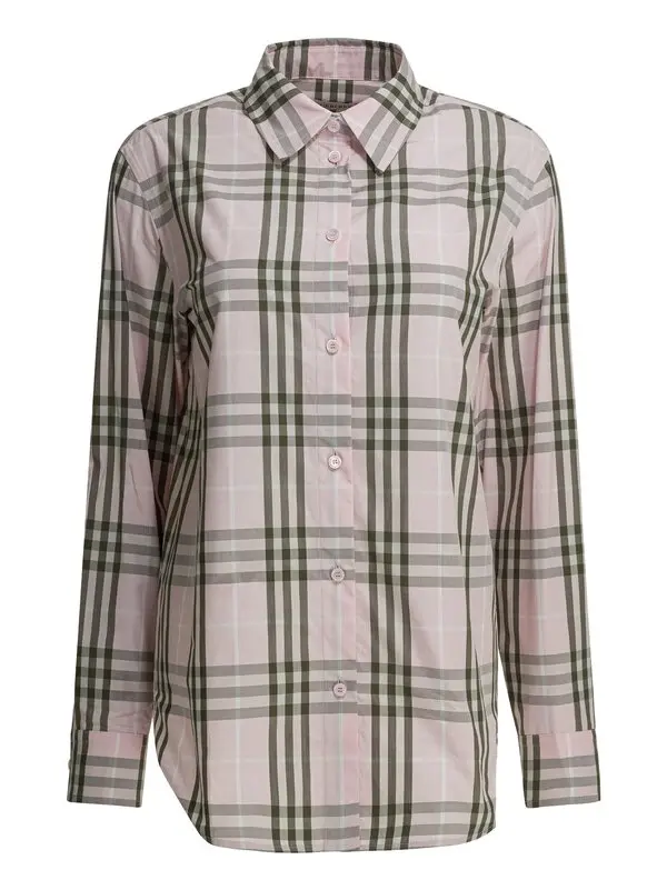 Burberry Emma Check Shirt - Pink